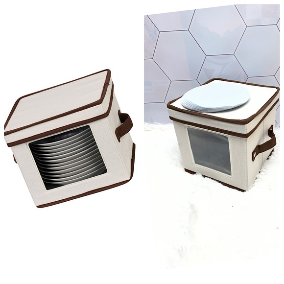 Other | Storage Bin For Dessert Plates | Poshmark